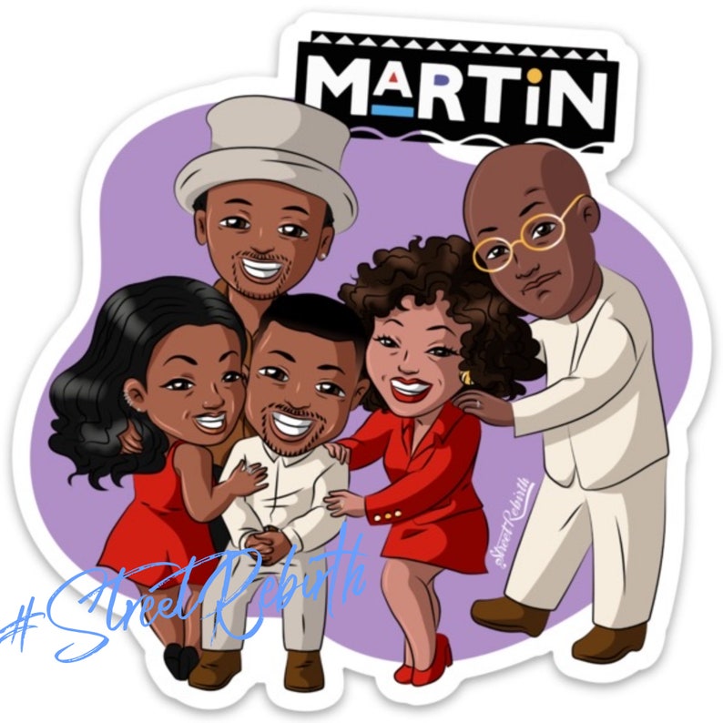 Martin 90s Tv Show Sticker 4 Inch Vinyl Stickers Laptop - Etsy