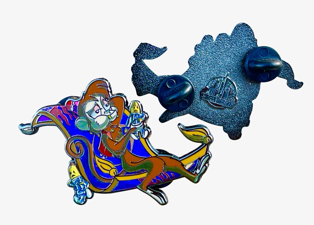 Abu Eating Bananas in Pjs Enamel Pin 2 Inch Zinc Alloy Lapel Pin, Pin ...