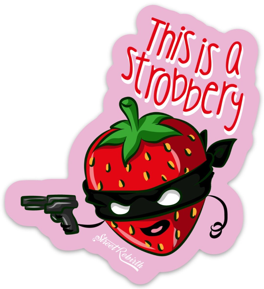 This is a Strobbery 4 Inch Vinyl Stickers, Laptop Decal, Water Bottle ...