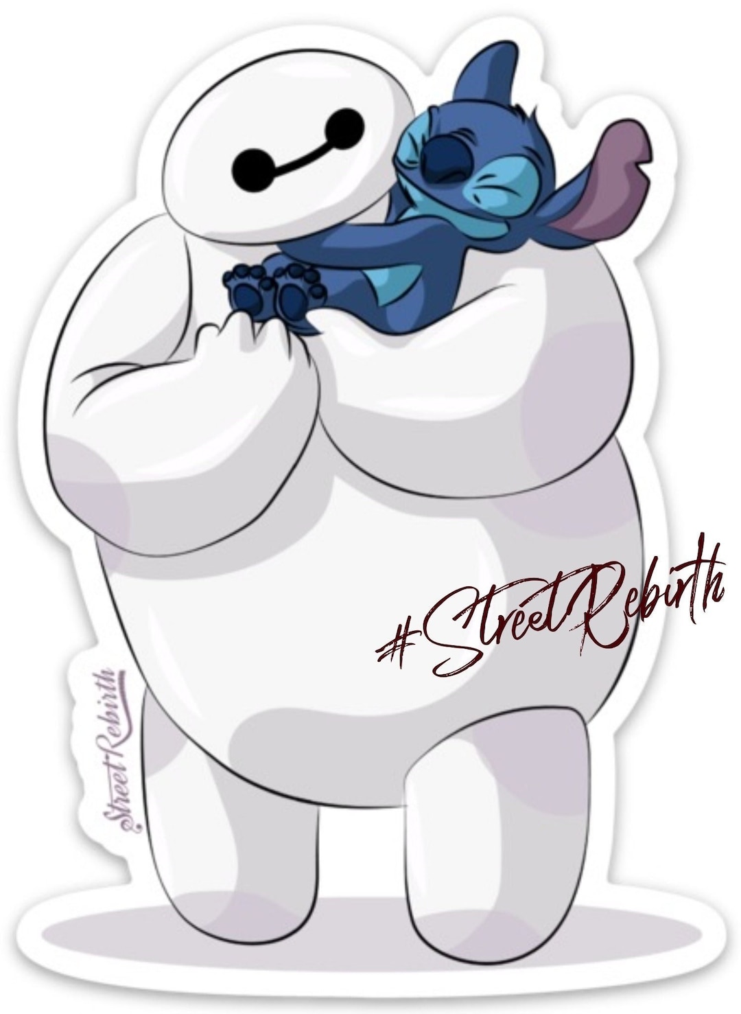 Cute Bestfriends Cartoon Movie Mashup Sticker 4 Inch Vinyl Stickers ...