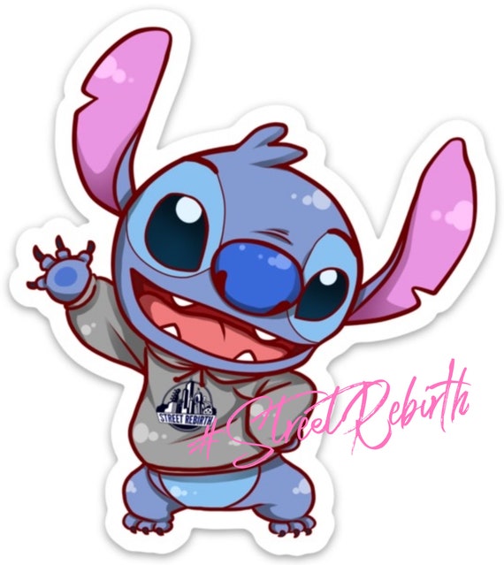 Chibi Cute Blue Alien Sticker 4 Inch Vinyl Stickers Laptop | Etsy