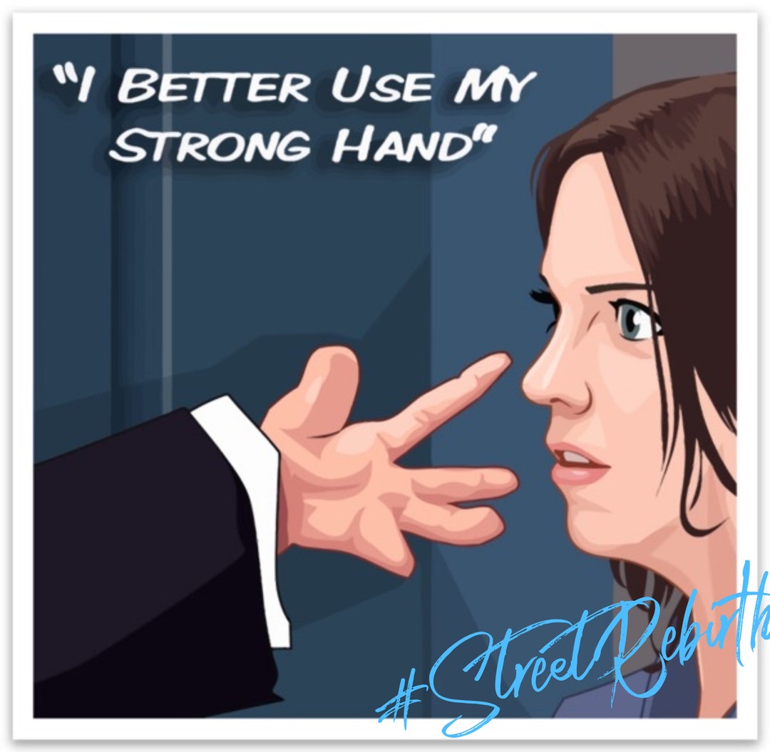 Use My Strong Hand Funny 90s 00s Scary Movie Sticker 4 Inch Vinyl ...