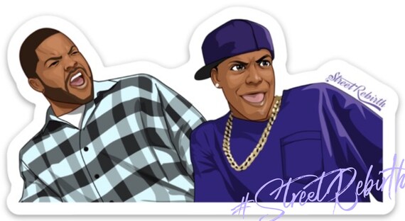 Friday Daaaaamn Classic LA 90s Movie Sticker 4 Inch Vinyl - Etsy