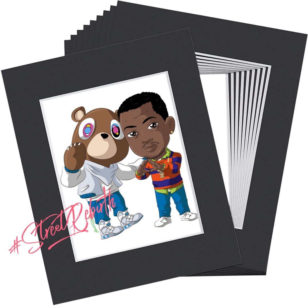 Hip Hop Art Print, Black Rapper Art Print, 90s Hiphop Art, Rap Wall Art ...