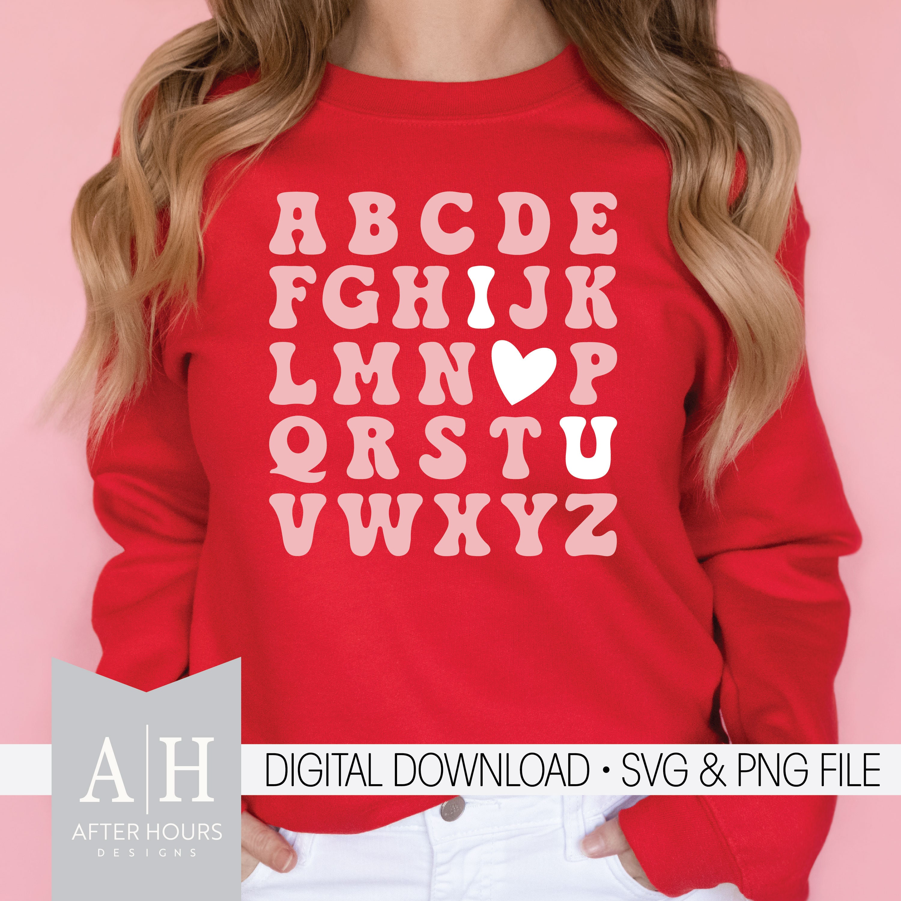 ABC Valentine Png/svg - Love Png/svg - Valentines Png/svg - Valentine ...