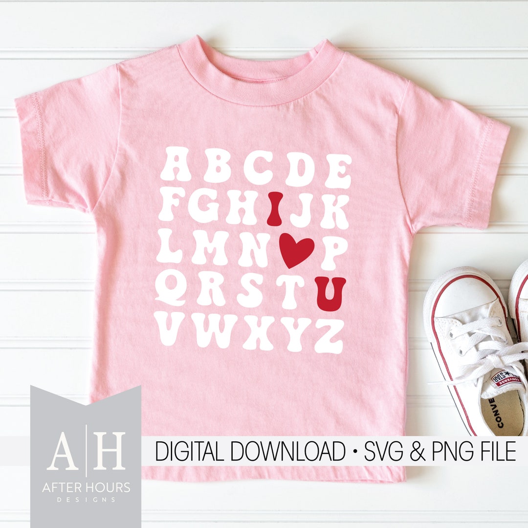 ABC Valentine Png/svg - Love Png/svg - Valentines Png/svg - Valentine ...