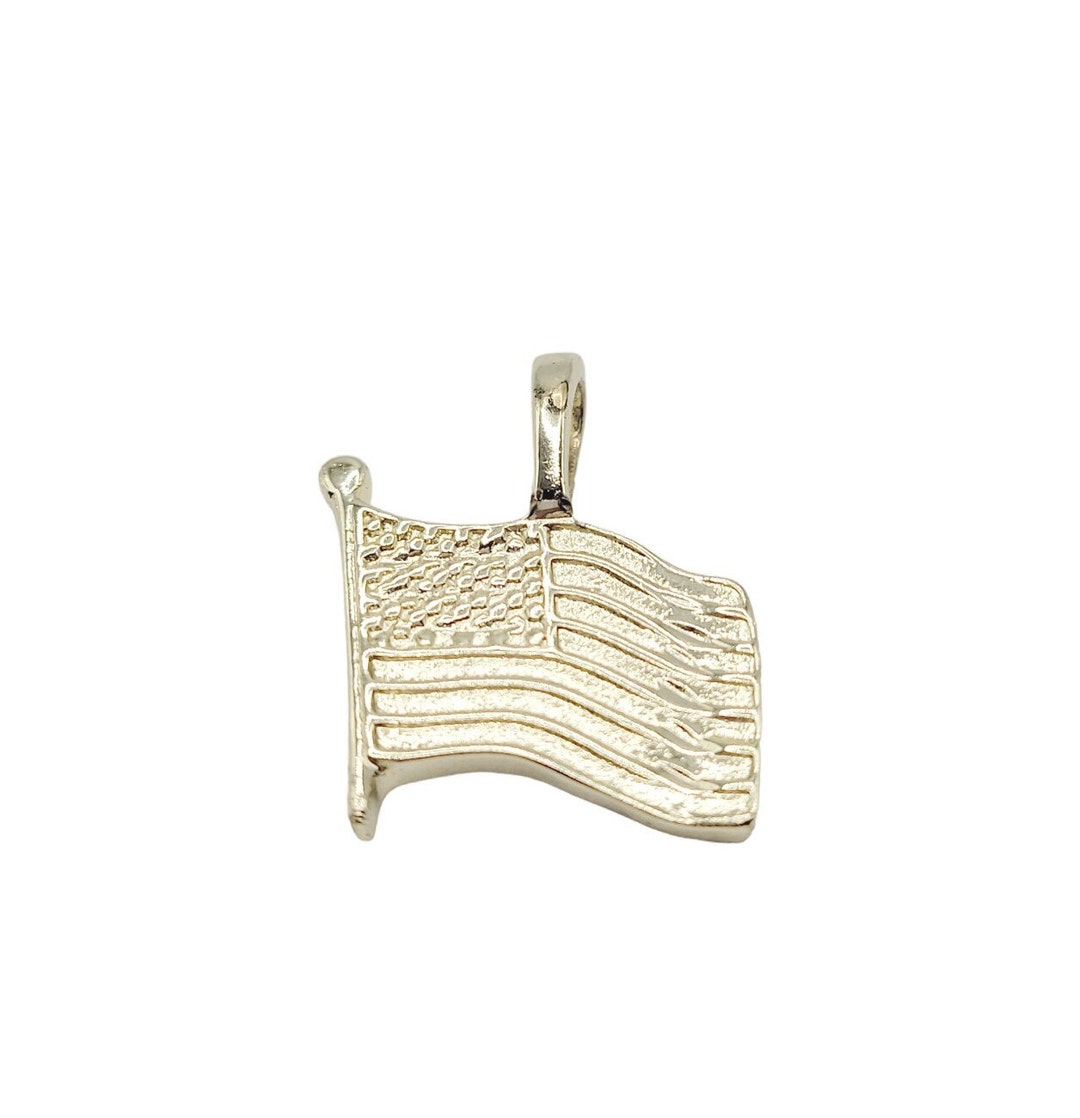 American Flag Charm - Etsy