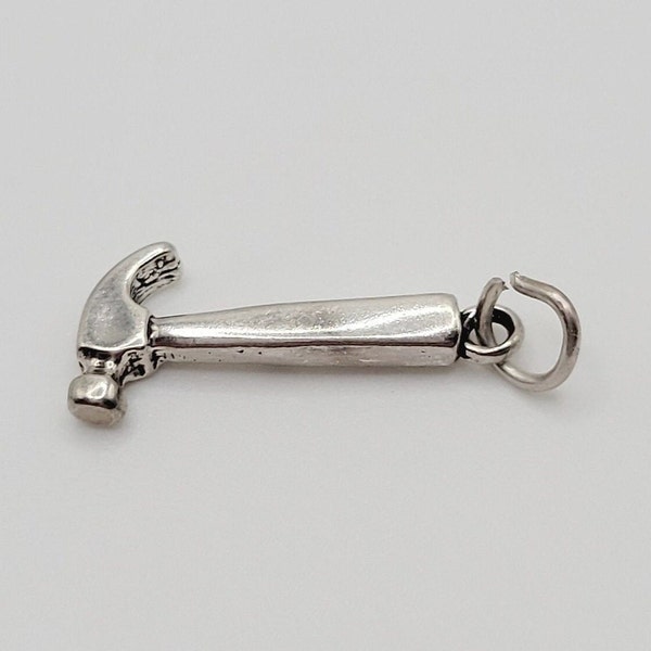 Silver Hammer Charms - Etsy