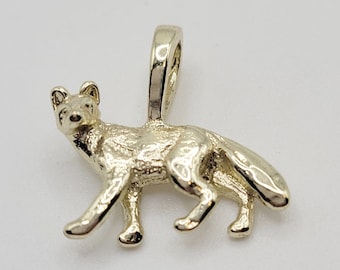 5 Gold/silver Fox Charms Fox Charms Metal Charms Charm - Etsy