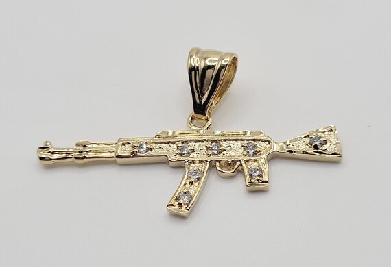 Cubic Zirconia AK-47 Charm - Etsy