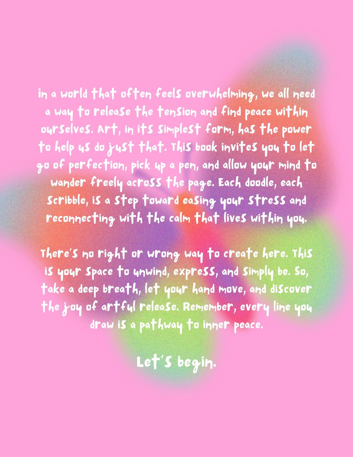 Mindful Art Therapy Workbook | Printable Doodle Journal for Stress ...