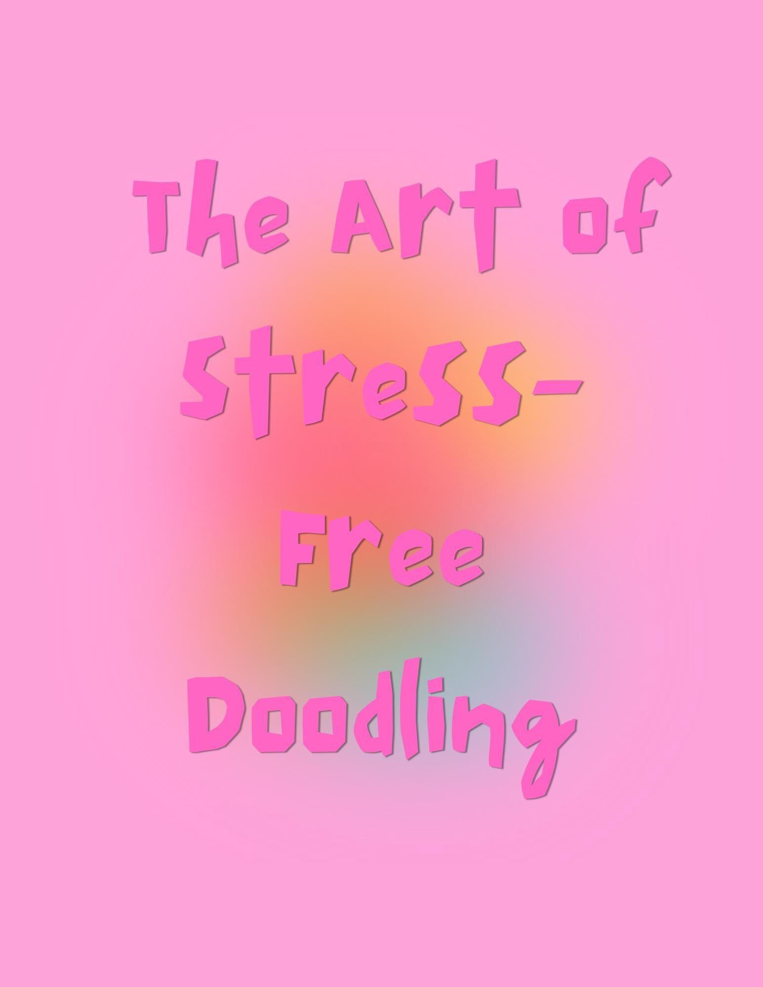 Mindful Art Therapy Workbook | Printable Doodle Journal for Stress ...