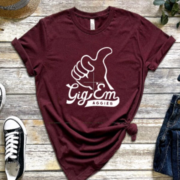 Gig Em Aggies - Etsy