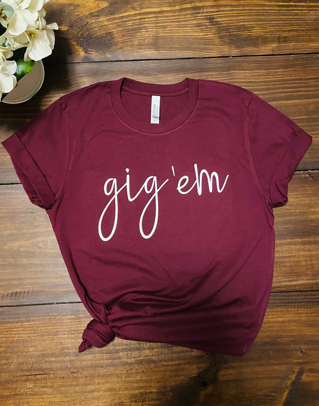 Texas Gig em Shirt - Etsy