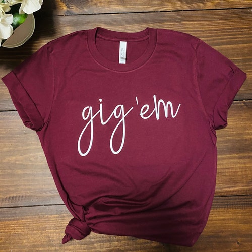 Whoop Shirt Gig Em Shirt Aggies Shirt Texas A&M Shirt - Etsy