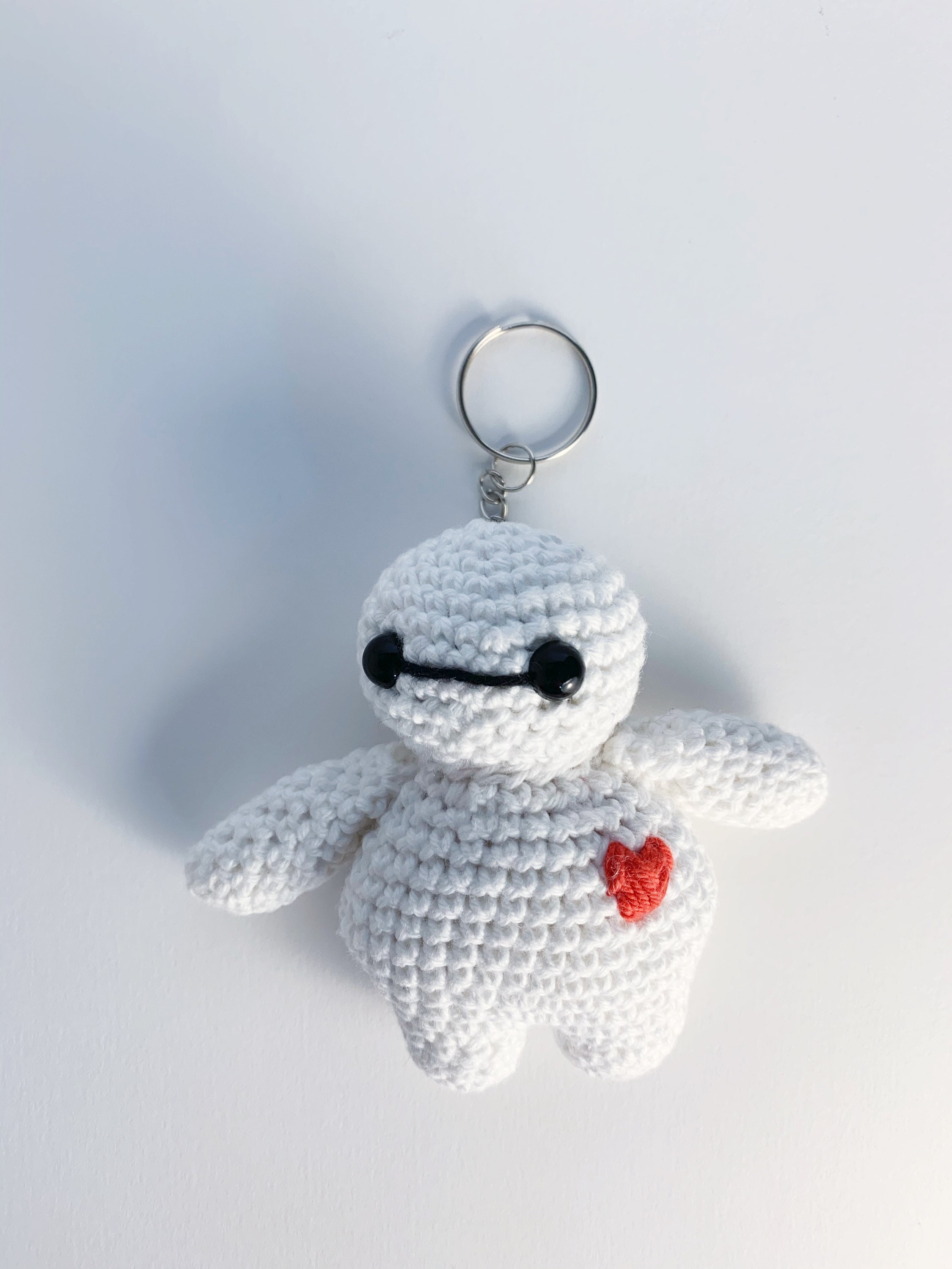 Disney Baymax Big Hero 6 Inspired Keychain Amigurumi Crochet | Etsy