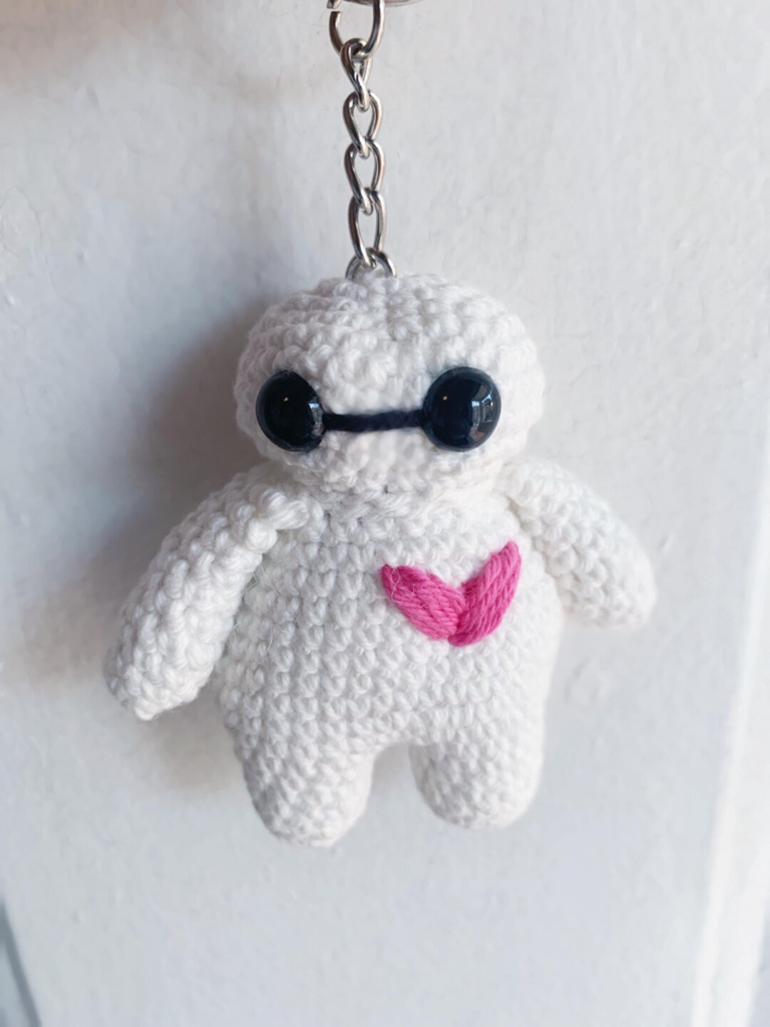 LIMITED EDITION Disney Baymax Big Hero 6 Inspired Keychain FREE Sticker ...