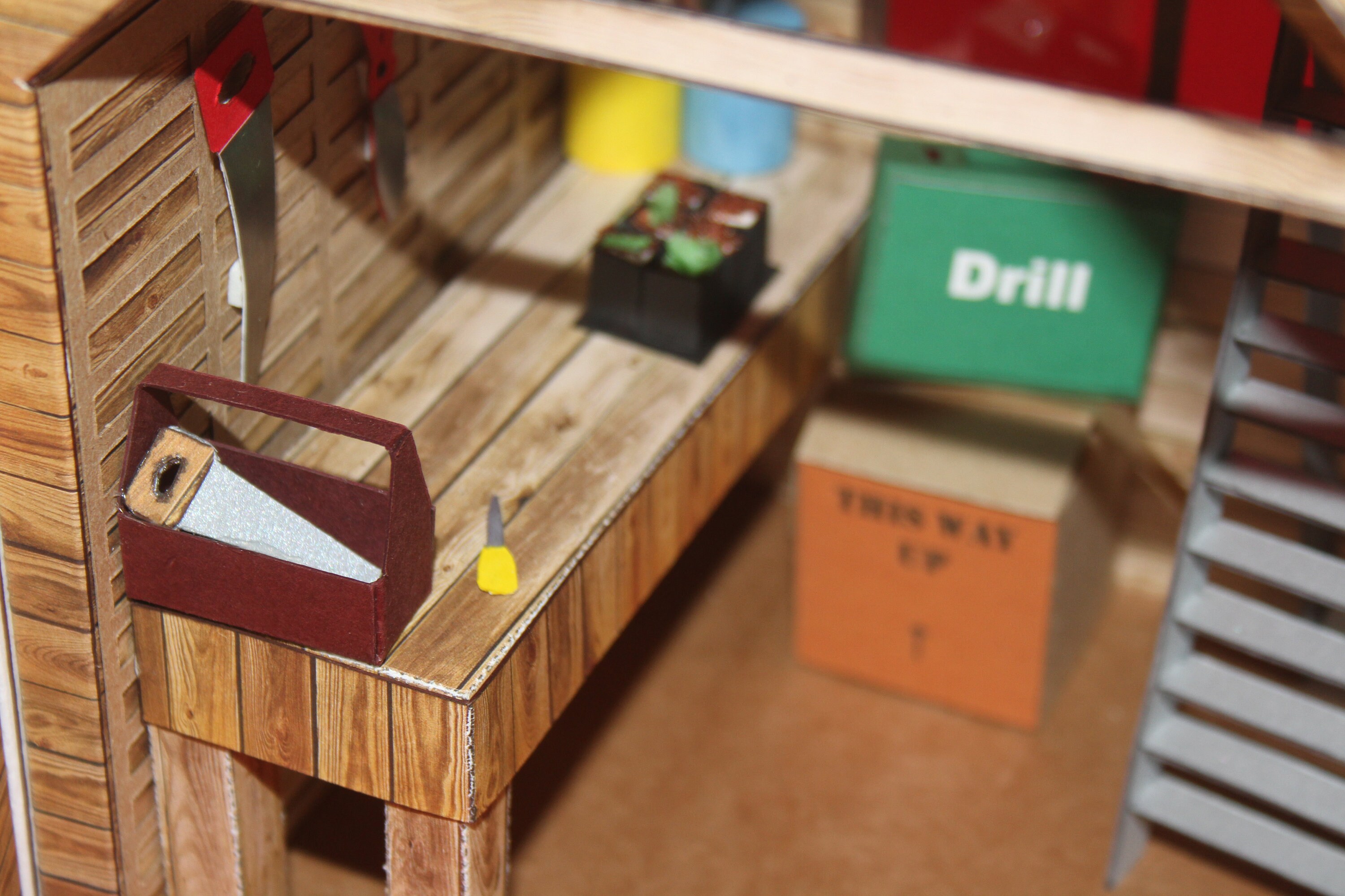 3d Papercraft Garden Shed, 3d Template, PDF Template, 3d Pattern, Cameo ...