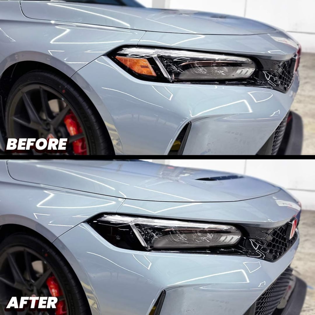 2022 Honda Civic Hatch Sedan Type-r FL5 Headlight Amber Delete Pre-cut ...