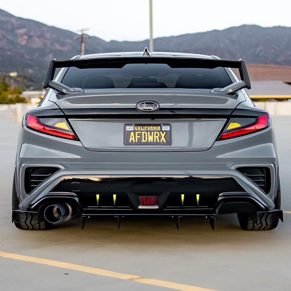 2022 Subaru WRX Rear Bumper Diffuser Pin-stripe Pre-cut Overlay - Etsy