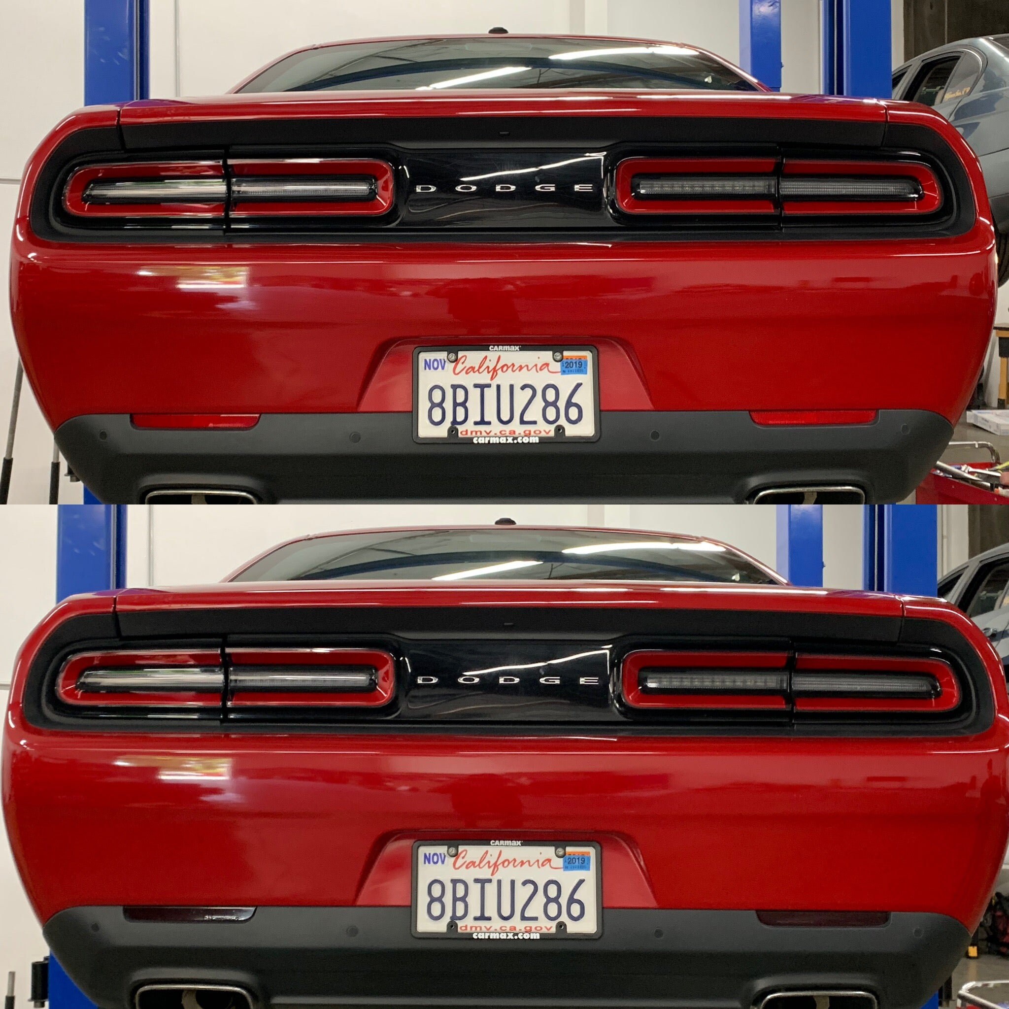 Dodge Challenger Rear Bumper Reflector Overlays - Etsy