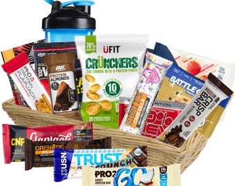 Workout Gift Hamper: Protein Bars, Fuel Shots - Gym Fitness Gift - Etsy UK