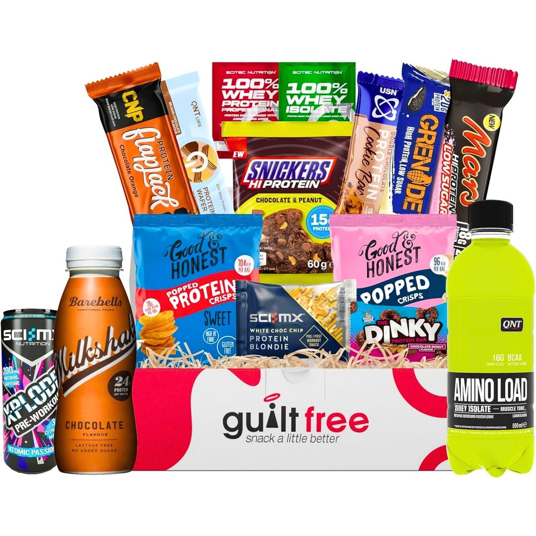 Protein Snacks Gift Hamper: Gym & Active Lifestyle Treat Box - Etsy UK
