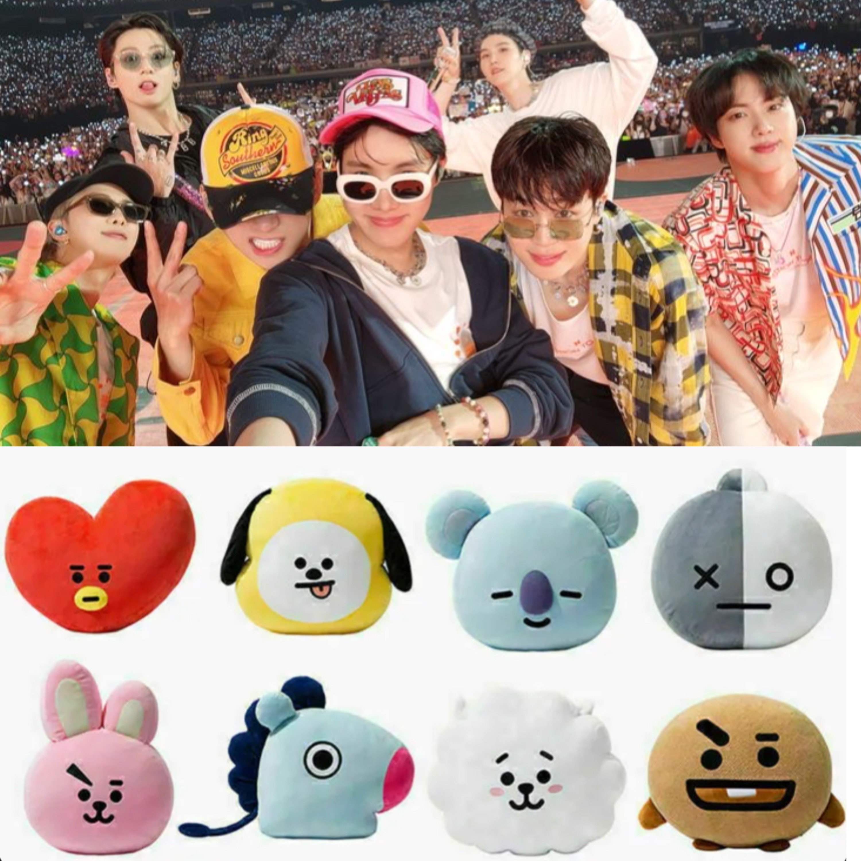 Kpop Bts BT21 Plushy - Etsy UK