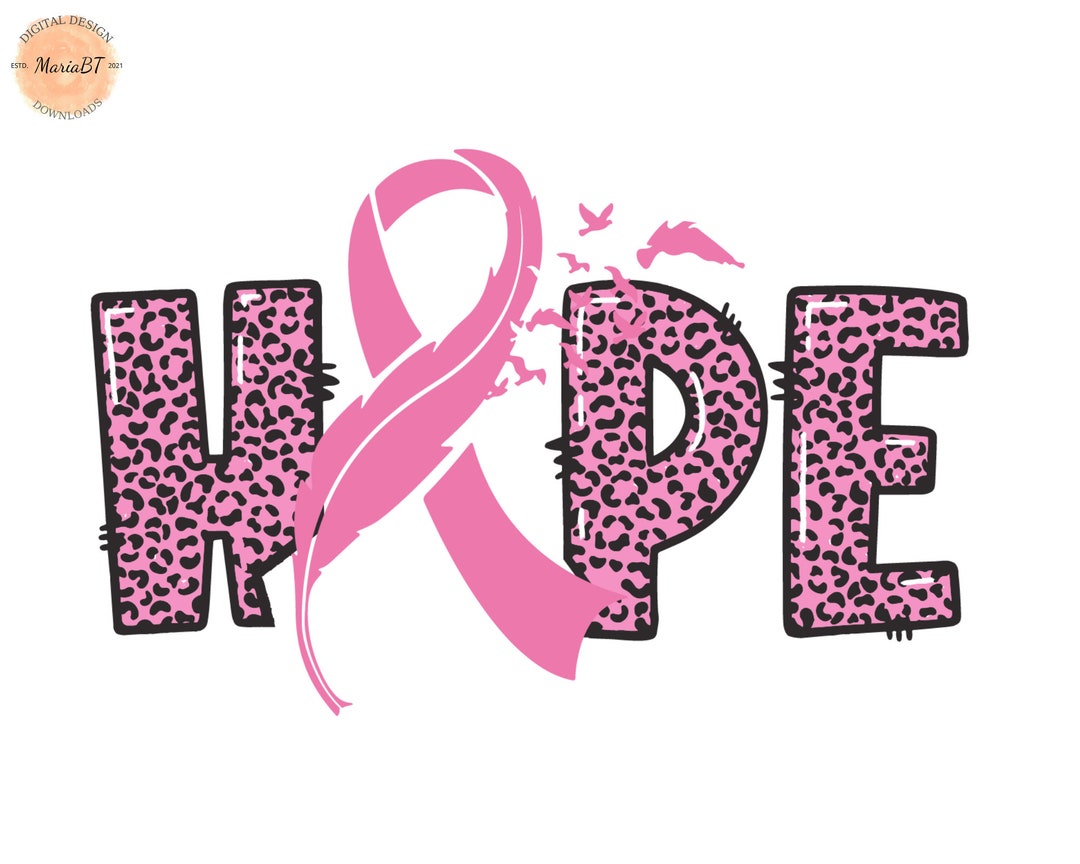 Breast Cancer Hope Svg Breast Cancer Svg Hope Ribbon Svg - Etsy