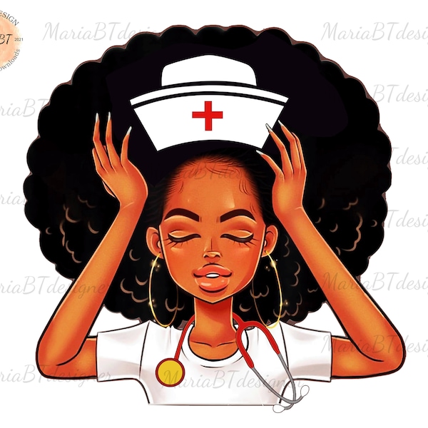 African American Black Nurse Shirt - Etsy