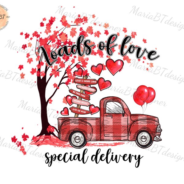 Valentine Truck - Etsy