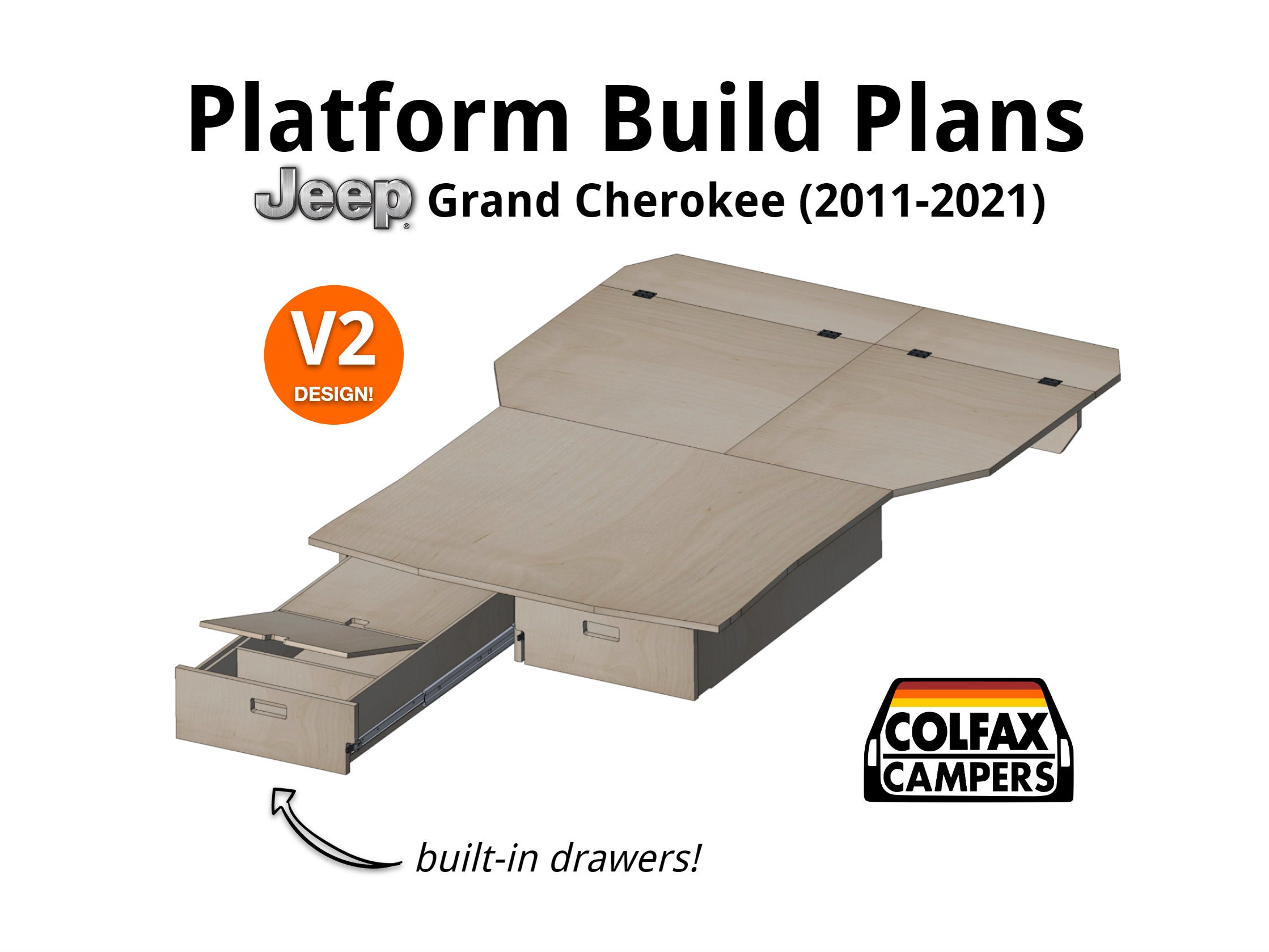 Platform Build Plans - Jeep Grand Cherokee (2011-2021) - Etsy