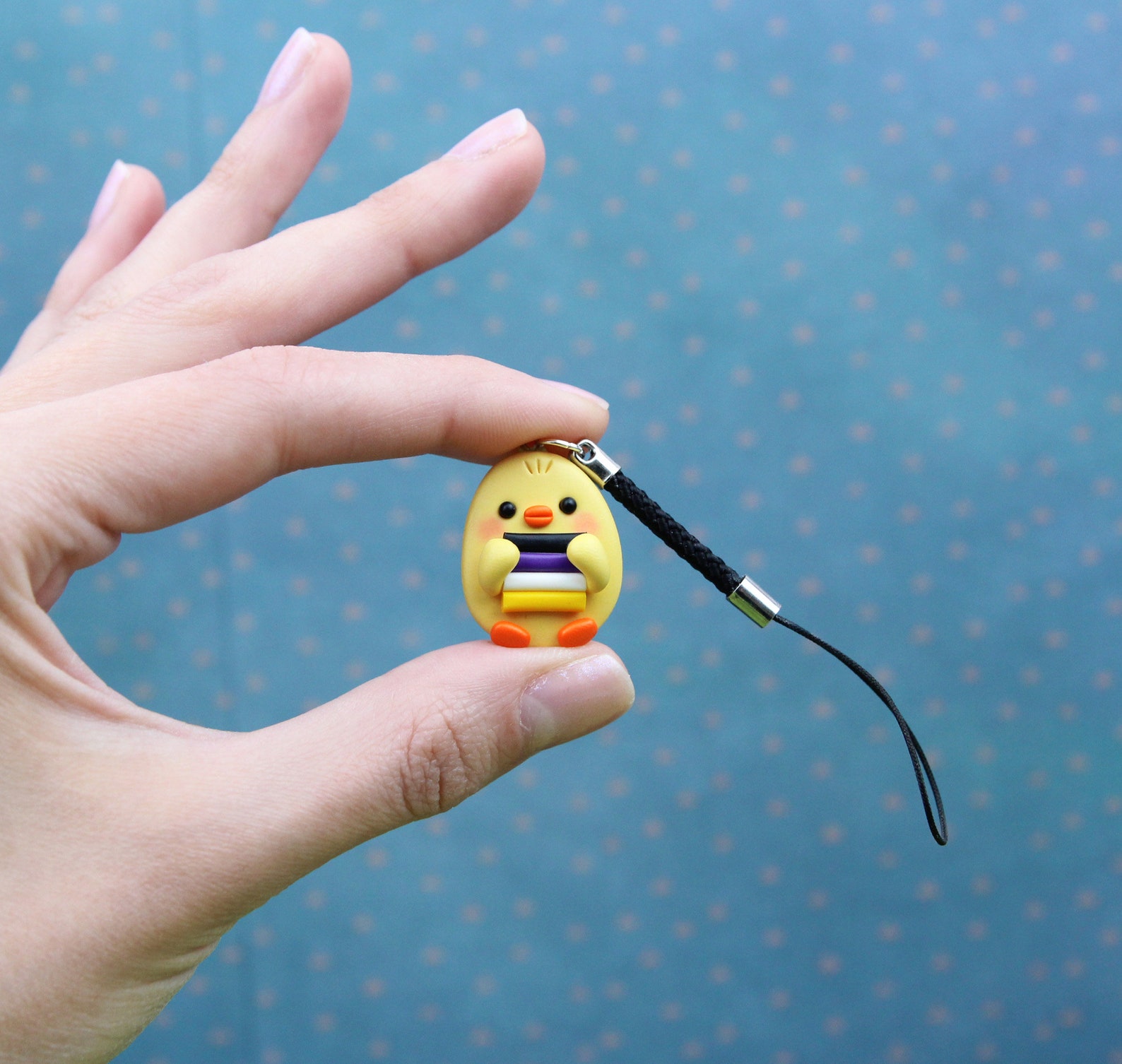 LGBTQ Pride Duck Keychain Lesbian Non Binary Bisexual - Etsy