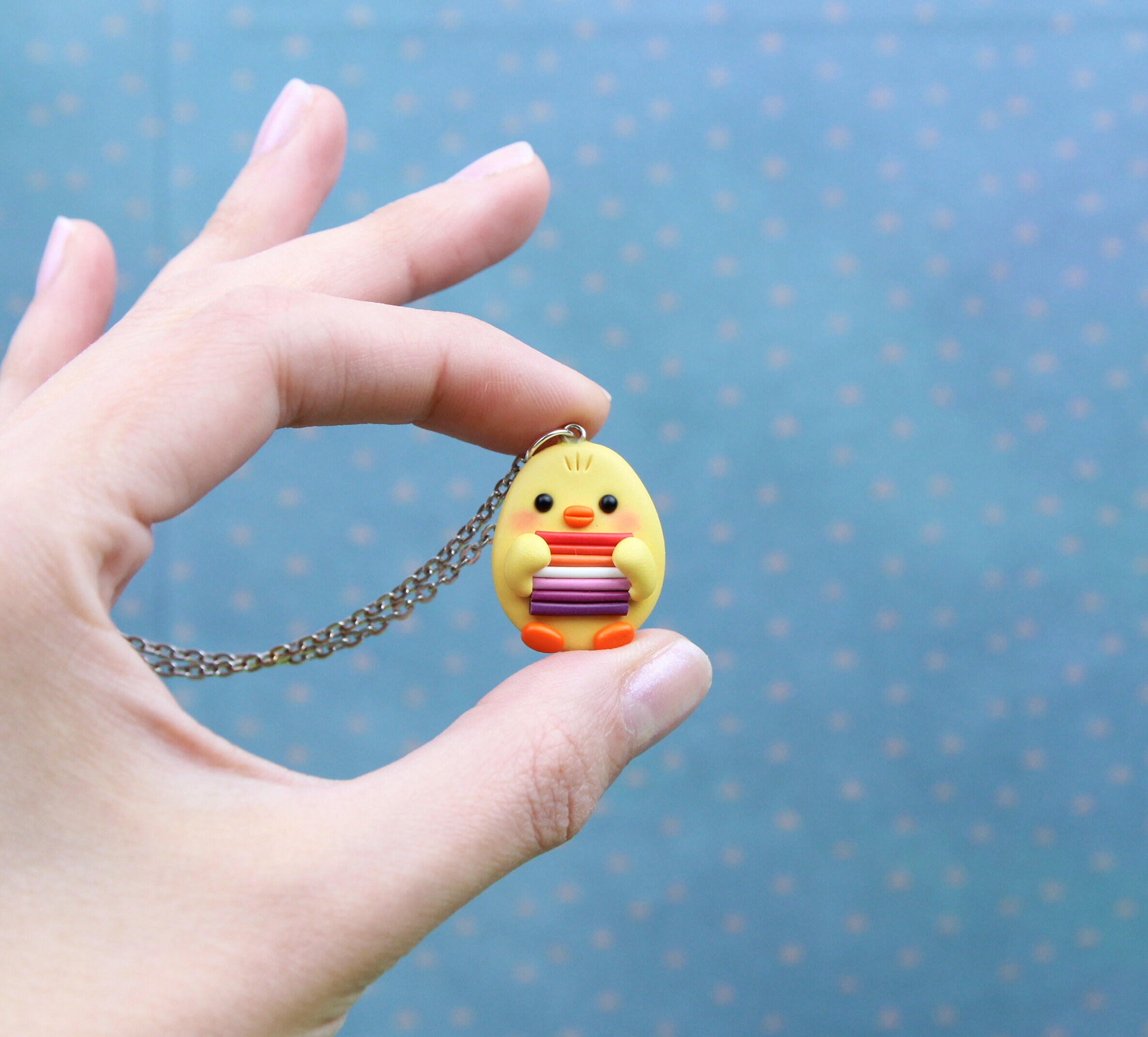 LGBTQ Pride Duck Necklace, Lesbian Non Binary Bisexual Transgender ...