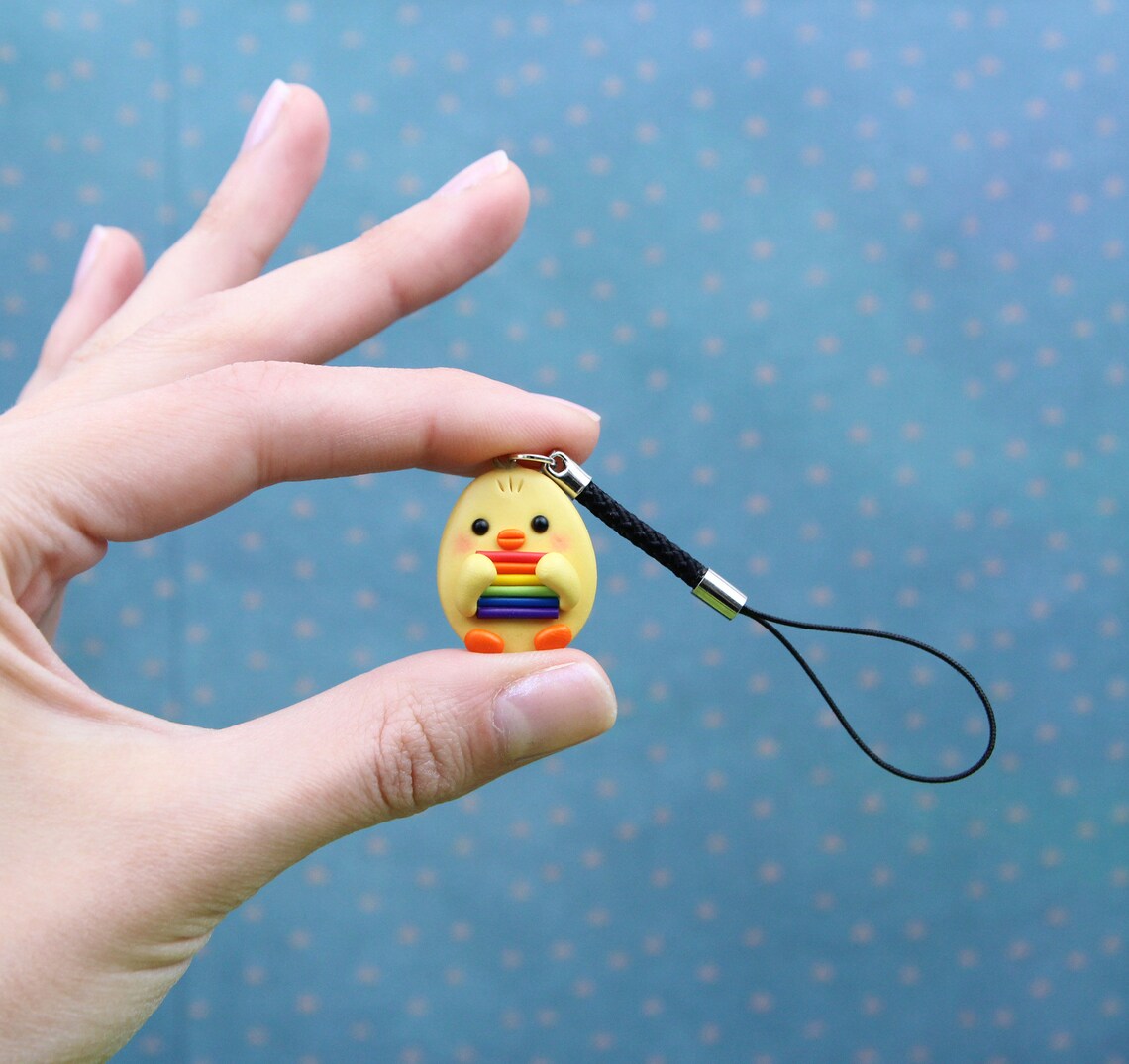 LGBTQ Pride Duck Keychain Lesbian Non Binary Bisexual | Etsy