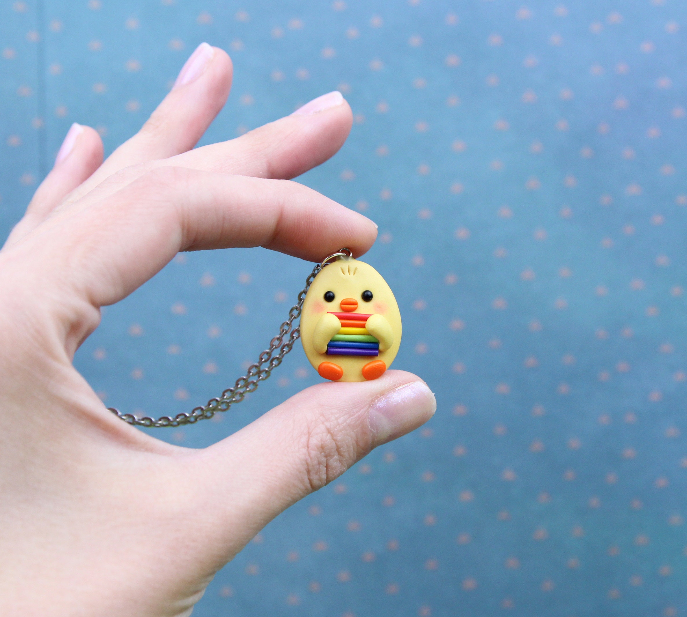 LGBTQ Pride Duck Necklace, Lesbian Non Binary Bisexual Transgender ...