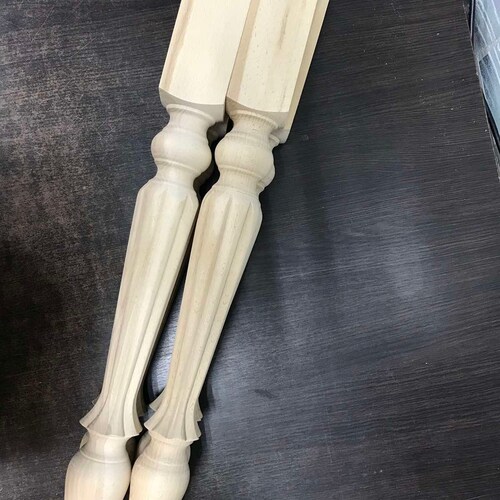 Countryside Chunky Farmhouse Bench Legs Set of 4 - Etsy