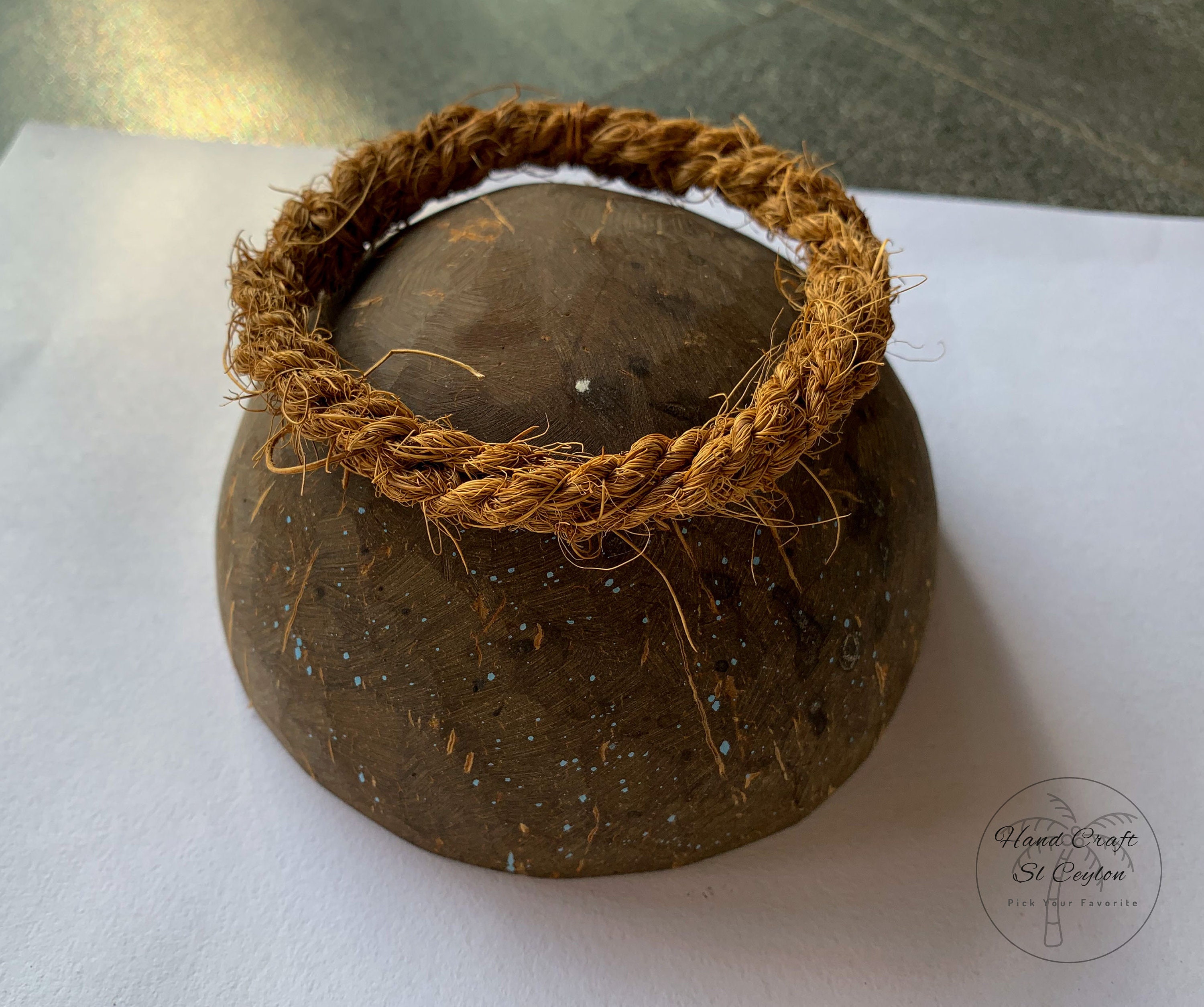 Coconut Fiber Ring Stand | Coconut Bowl Holder | Hot Plate Stand ...