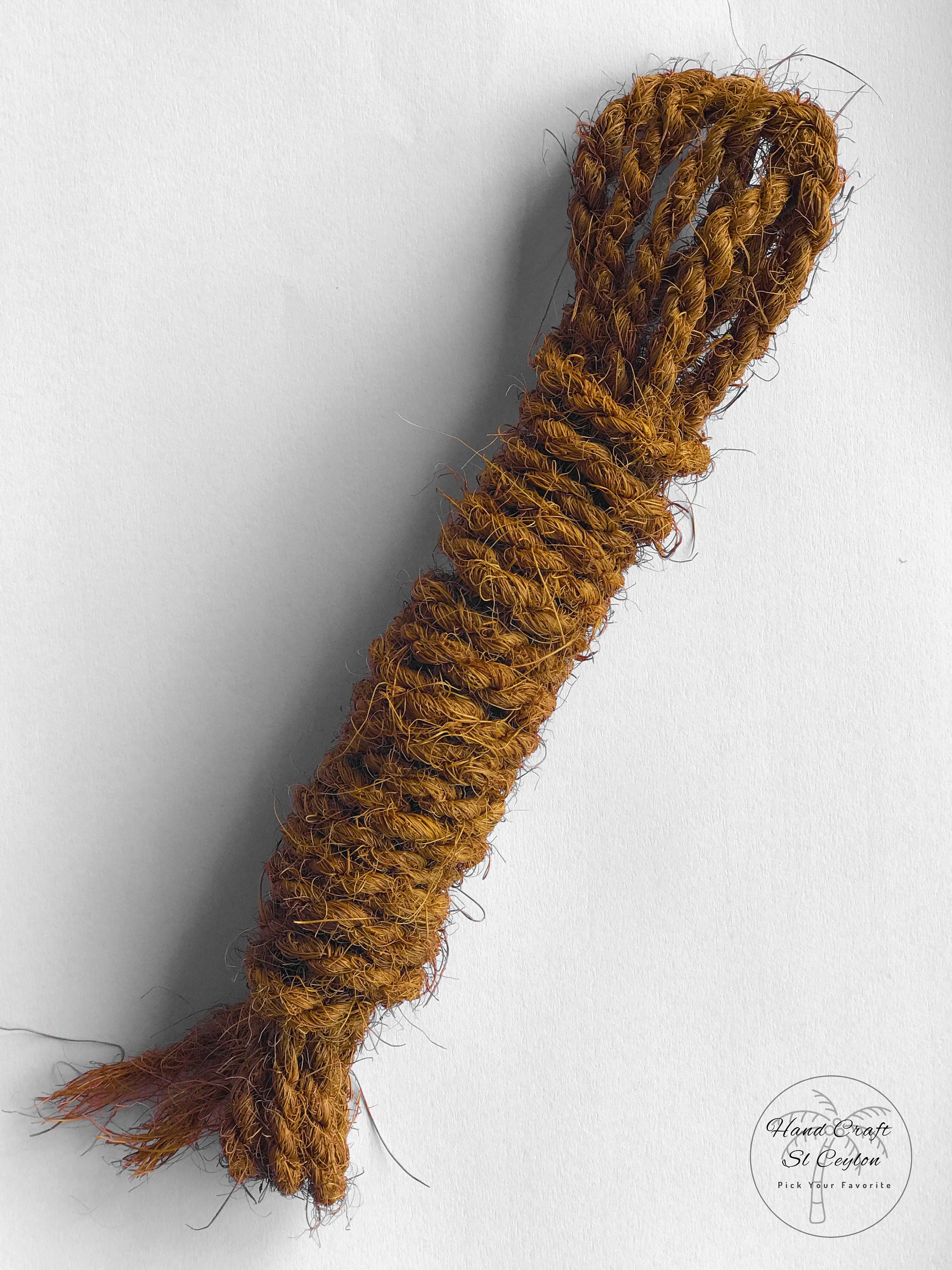 Coconut Fiber Rope Handmade Coco Rope Natural for Decoration Weddings ...