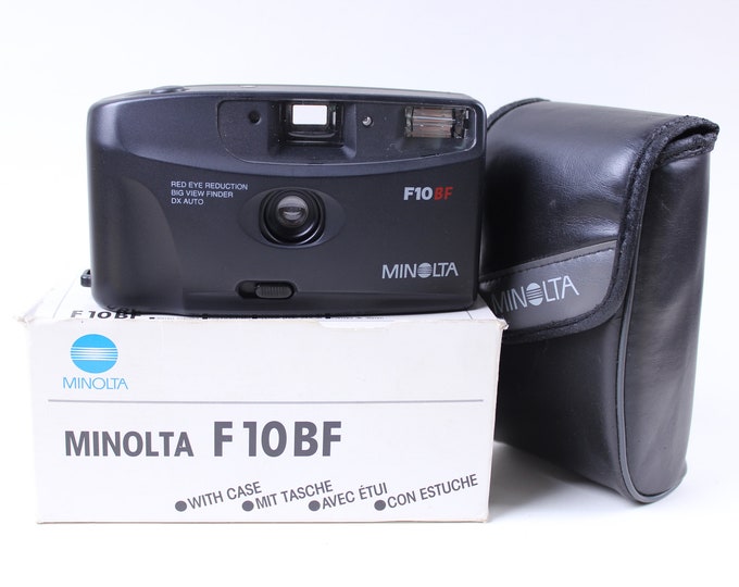 Vintage Minolta F10BF 35mm Compact Point & Shoot Film Camera | Etsy
