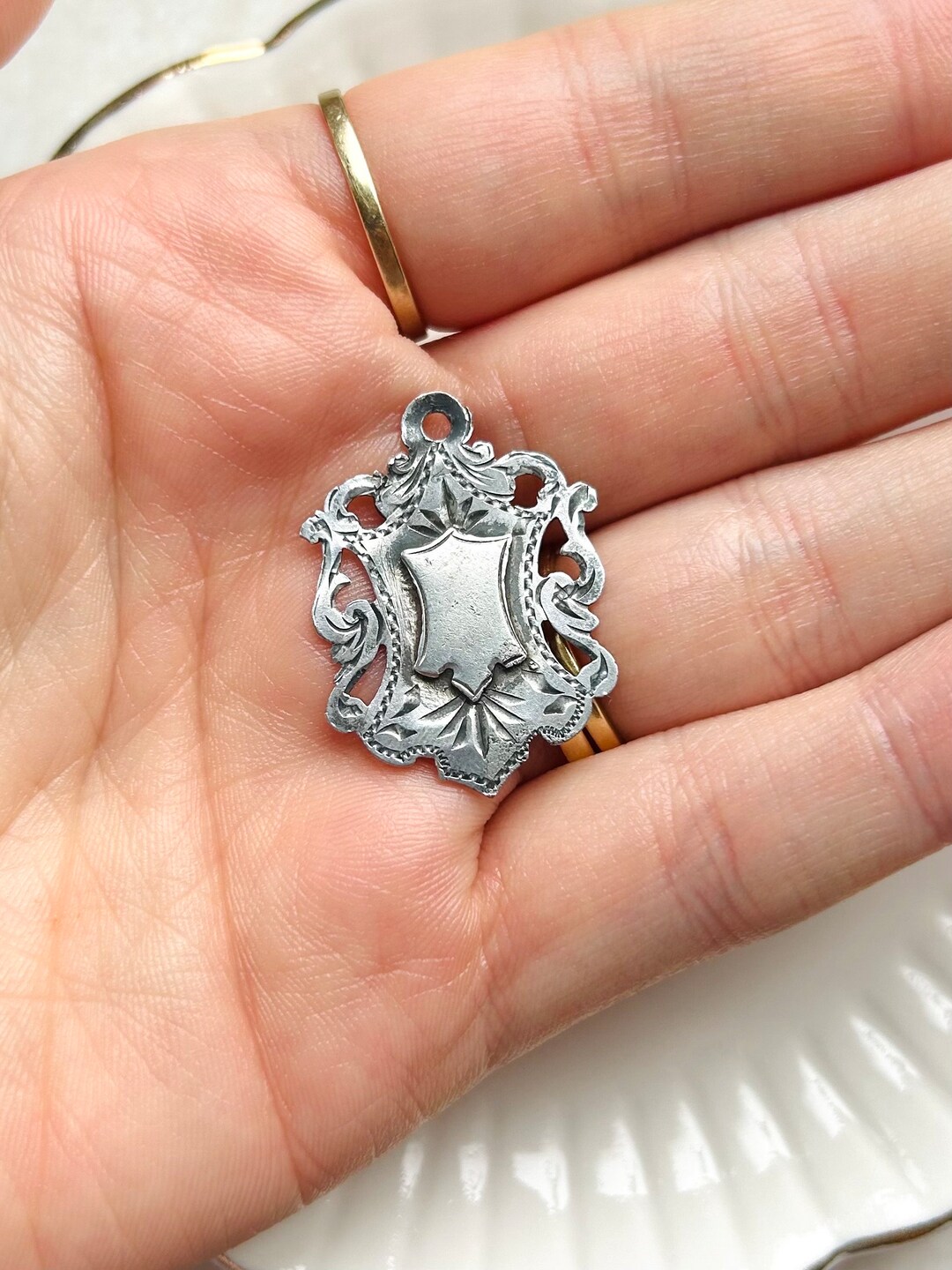 Antique 1803 Silver Watch Fob, English Sterling Siver Watch Fob ...