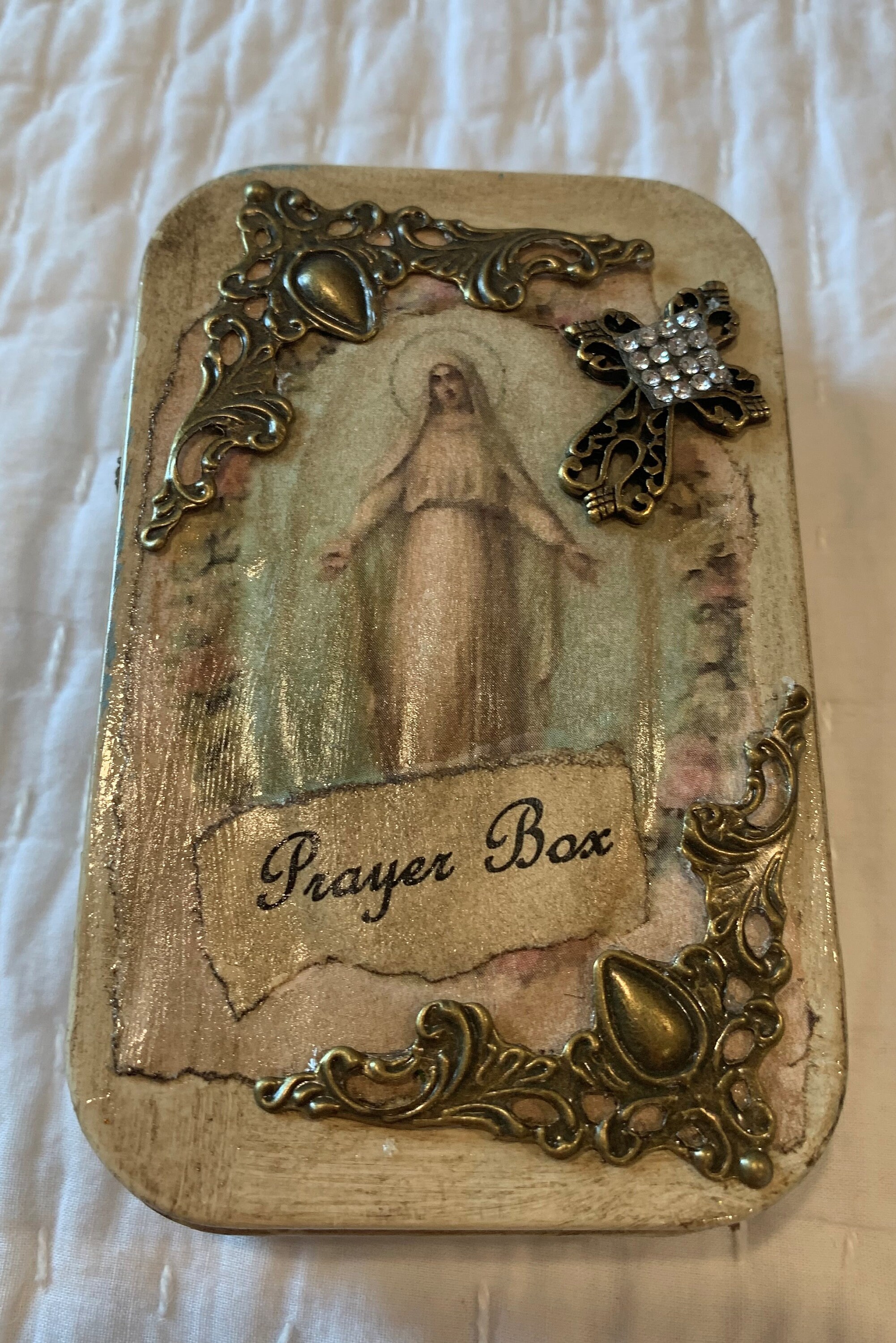 Prayer box Christian Bible Verse Wedding gift Baptism - Etsy.de