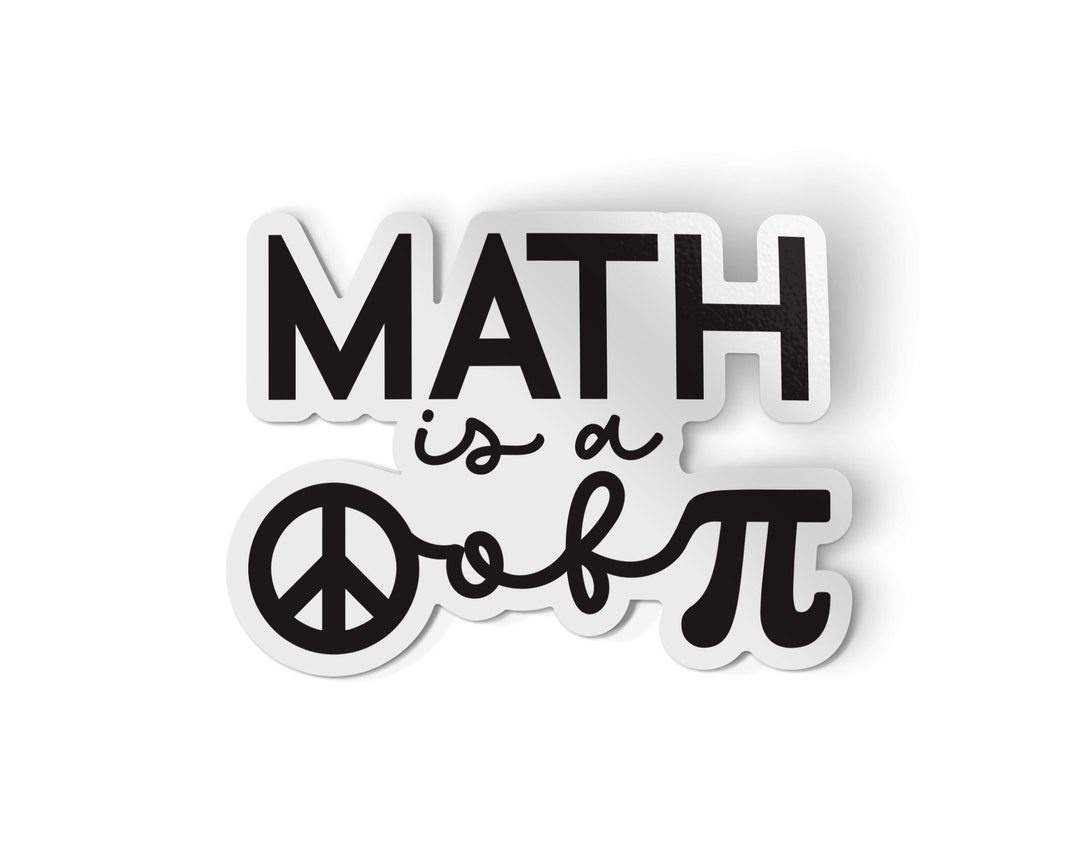 Funny Math Sticker | Engineering Student Decal | Teacher Gift | Math ...