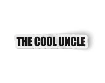 Cool Uncles Club Sticker Cool Uncle Sticker Retro Uncle - Etsy