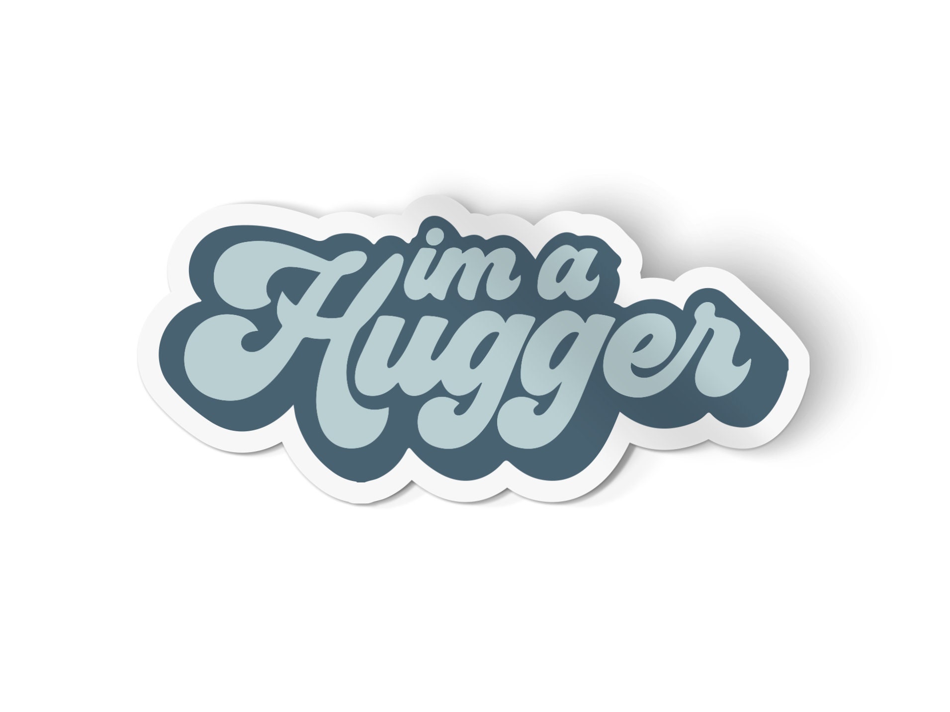 Im a Hugger Sticker Lover Sticker Extrovert Sticker for Water Bottle ...