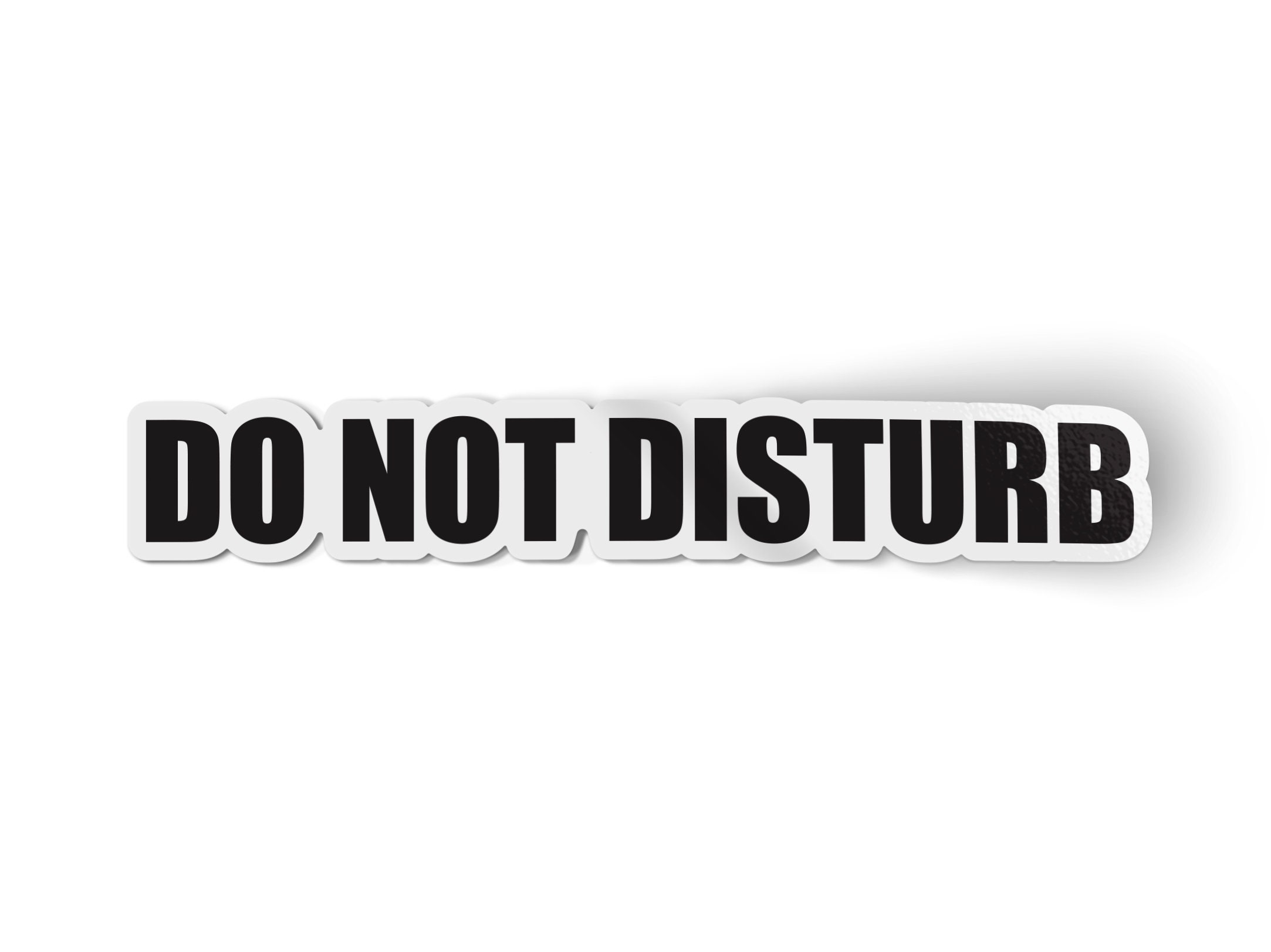 Do Not Disturb Sticker Antisocial Water Bottle Sticker or - Etsy