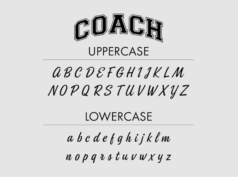 Custom Coach Sticker for Water Bottles and Laptops - Etsy