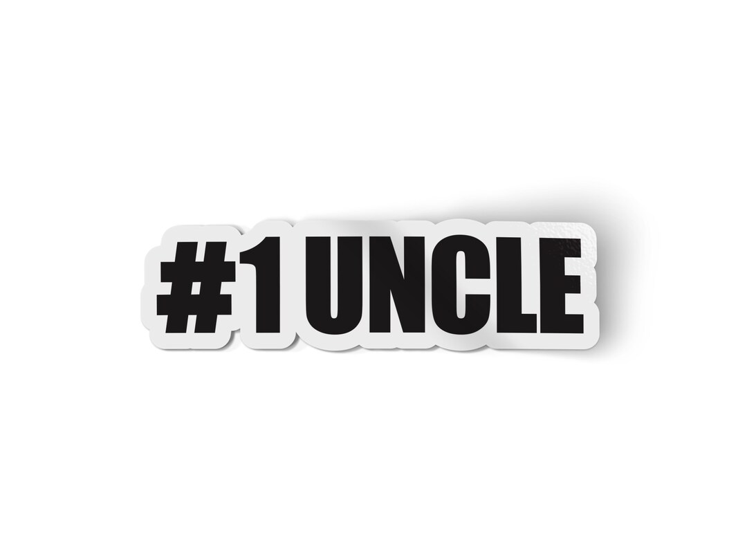 Best Uncle Sticker | #1 Uncle | New Uncle | Pregnancy Announcement ...