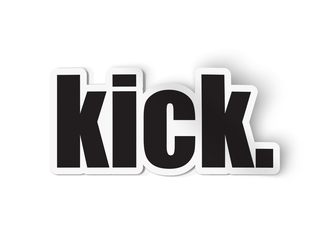 Kick Soccer Sticker | Sports Sticker for Water Bottle and Laptop ...