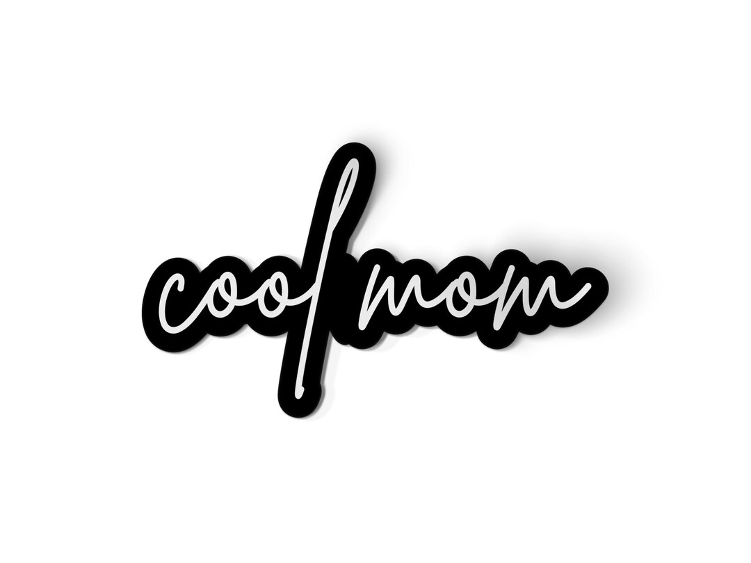 Cool Mom Vinyl Waterproof Sticker for Water Bottles and Laptop - Etsy